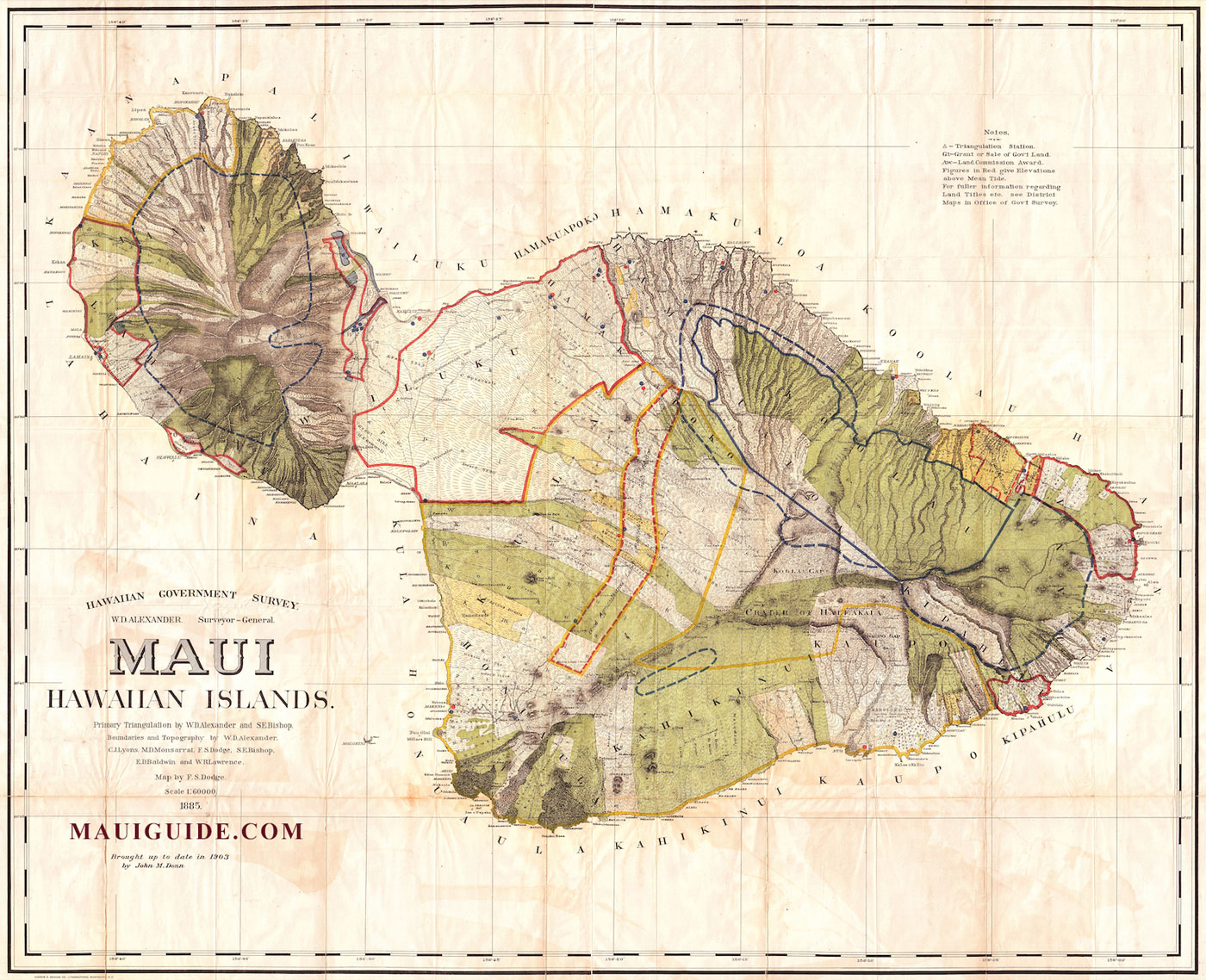 Maui Island Map | Maui by Region, Town, and Village
