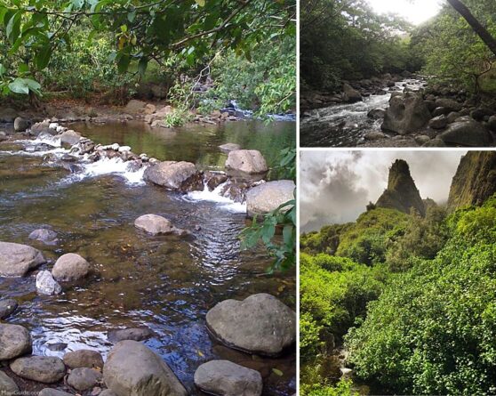 Iao Valley Information & Hiking Map - Maui Information Guide